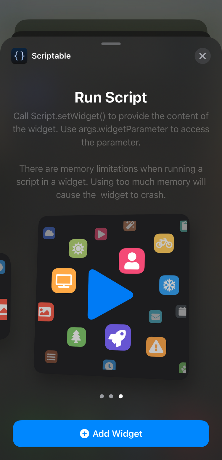 با Scriptable در iOS ویجت‌های شخصی بسازید - بیشتر با پرشین تولز